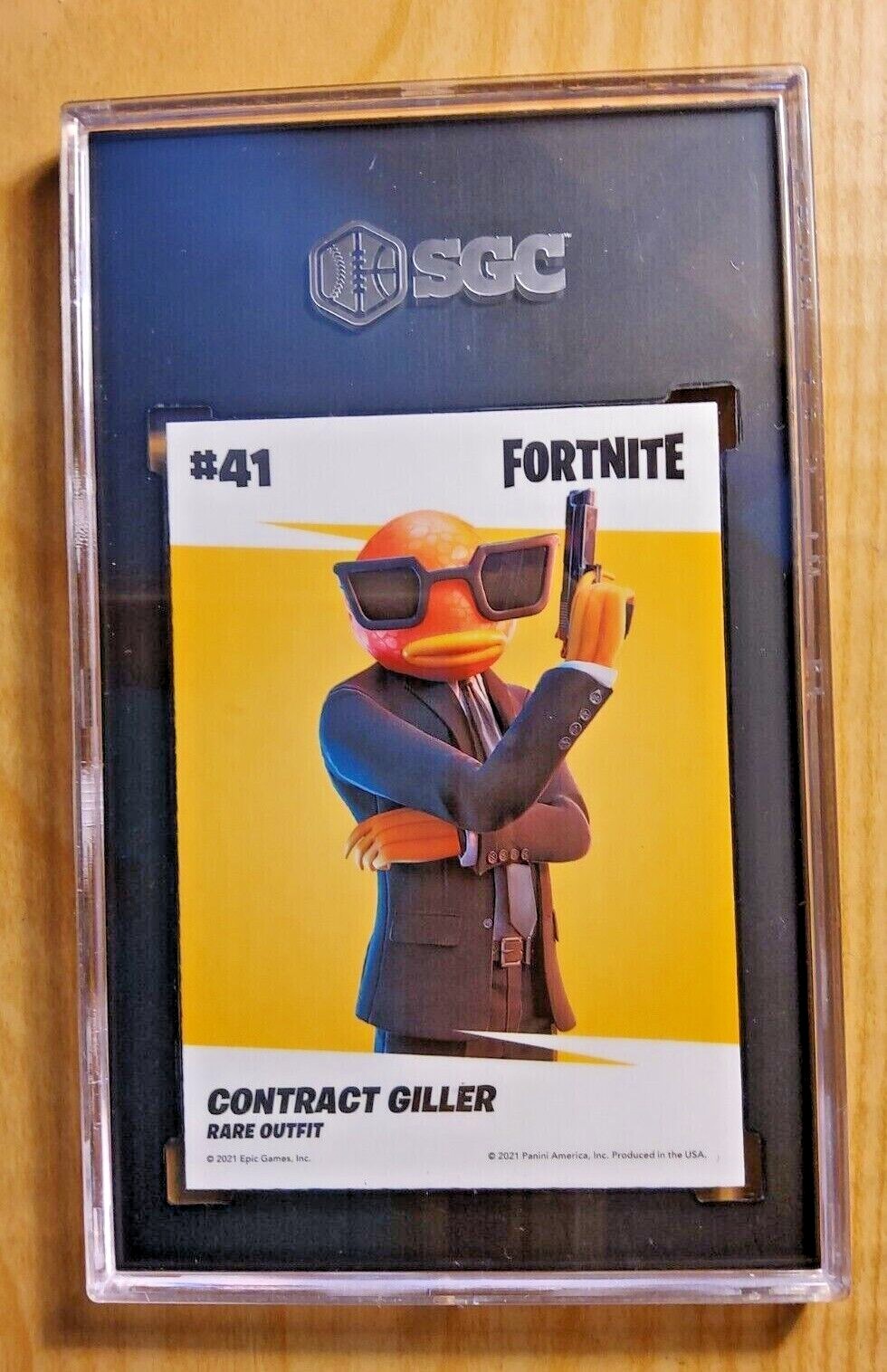 2021 Panini Fortnite Contract Giller #41 Optichrome Holo - SGC 10 Gem ...