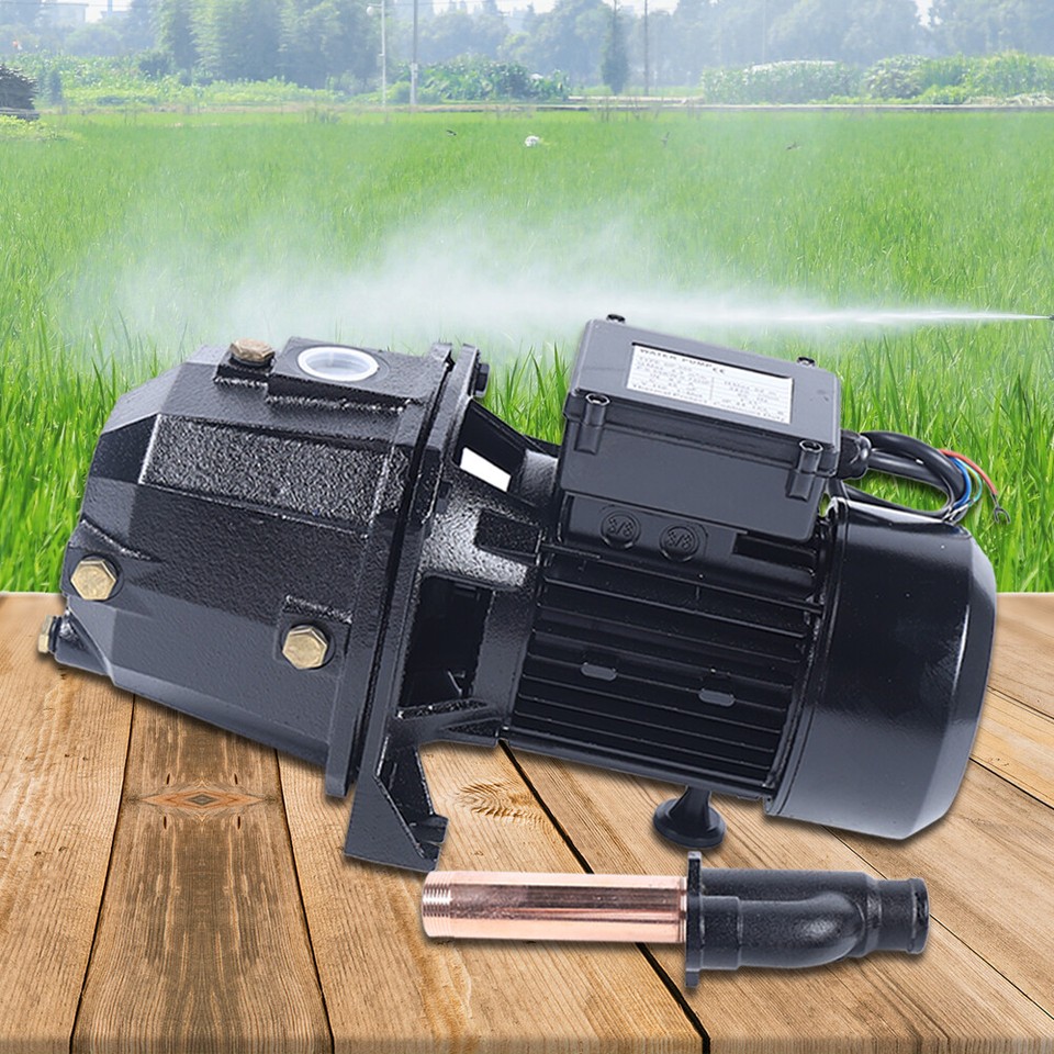 1 HP Shallow/Deep Well Jet Pump Convertible Pump with Ejector Kit Well ...