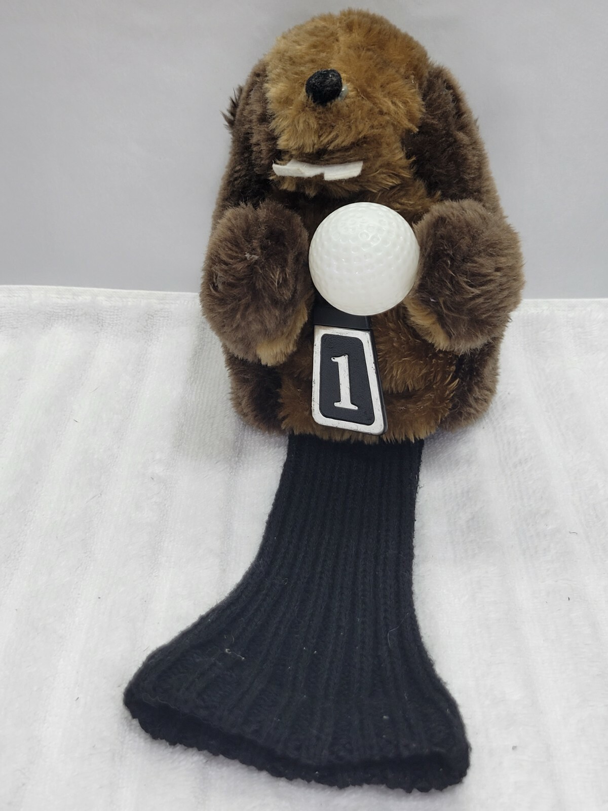 Gopher Golf Head Driver Cover Caddy Shack #1 Club Sock Bottom | eBay