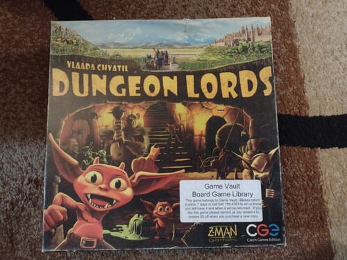 Dungeon Lords Board Game Z-Man CGE Vlaada Chvatil | eBay