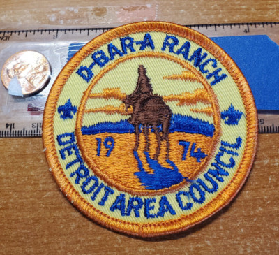 BSA 1974 D-bar-A Ranch, Detroit Area Council, Michigan | eBay