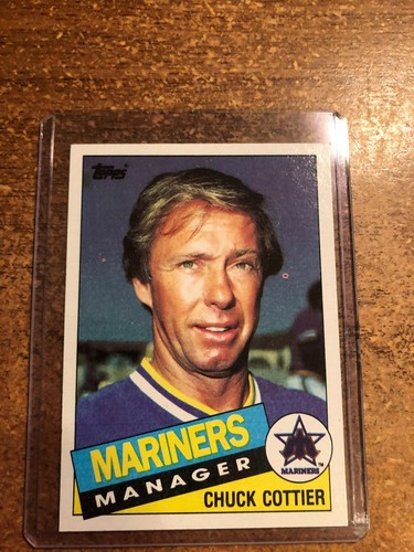 1985 Topps Baseball # 656 Chuck Cottier Mariners Manager/Checklist ...