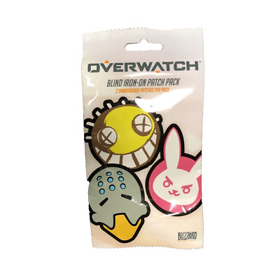 OVERWATCH Iron-On Patch Blind Pack 2 Embroidered Patches per Pack ...