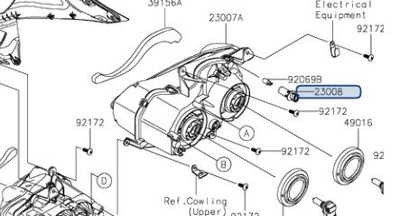 Kawasaki 2006-2020 Ninja Socket Assembly Head Lamp 23008-0053 New OEM ...