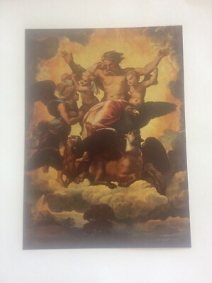 Raphael Painting Vintage 1958 Colour Print Vision of Ezekiel 1518 | eBay UK
