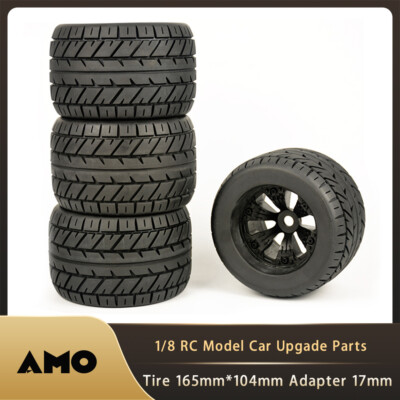 1/8 Monster Truck Wheel Tire 165mm for Redcat HPI Savage XL MOUNTED GT ...