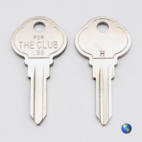 CB8 Key Blanks for Various Steering Wheel Locks by The Club (2 Keys) | eBay