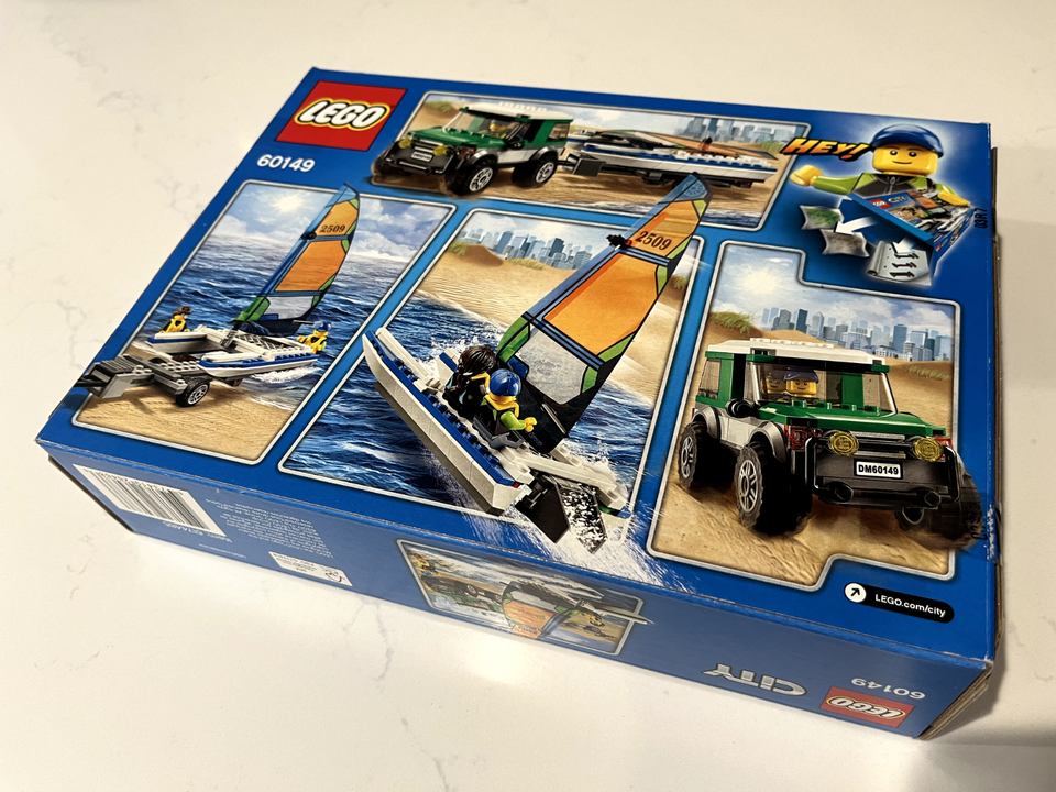 LEGO Set 60149 - 4x4 Truck with Catamaran - NISB - Excellent Condition ...