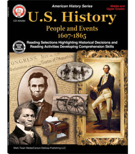 US History, Grades 6 - 12: People and Events 1607-1865 - Paperback ...
