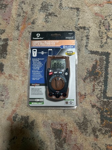 Southwire Compact Digital Bluetooth CAT III Multimeter - 16040T - True ...