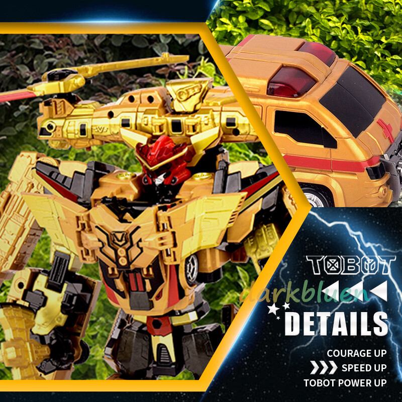 Tobot V Golden Justice Gigant V 4-Stage Emergency Combination Transform ...