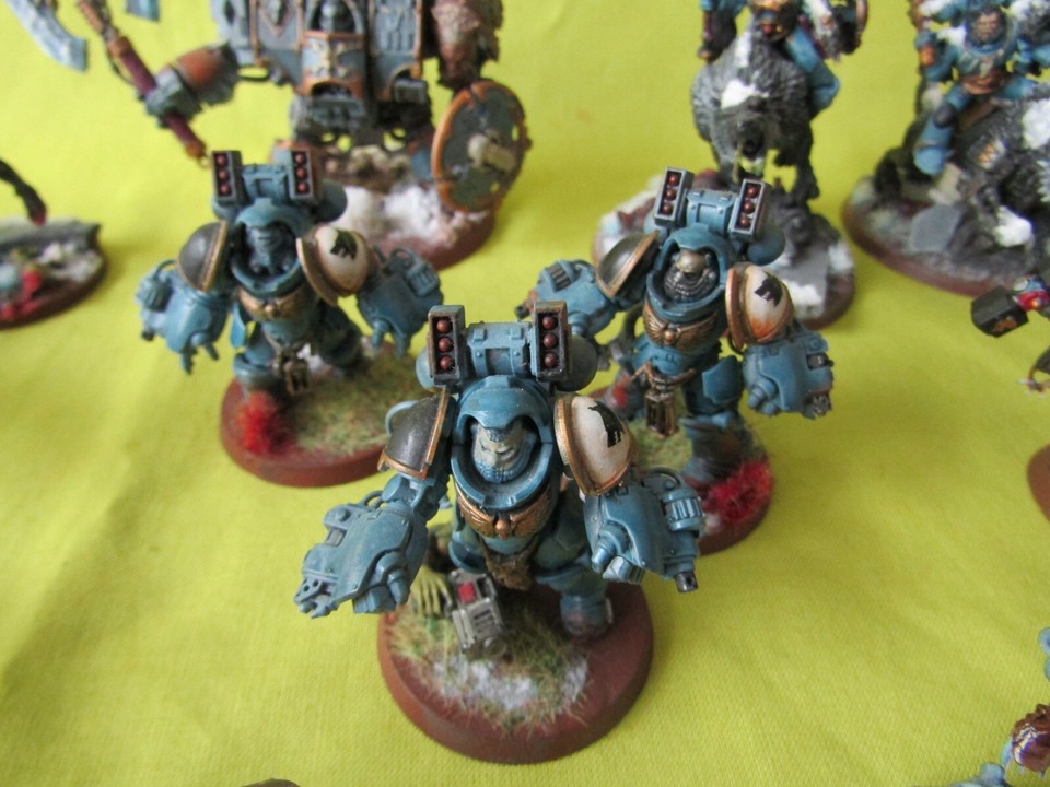 A3 WARHAMMER 40K SPACE MARINES SPACE WOLVES ARMY - MANY UNITS TO CHOOSE ...