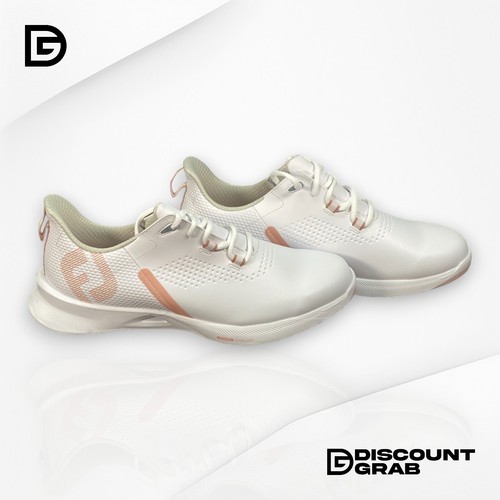 FootJoy Women's 92378 FJ Fuel Golf Shoes White/Peach Pink Size 9 M for ...