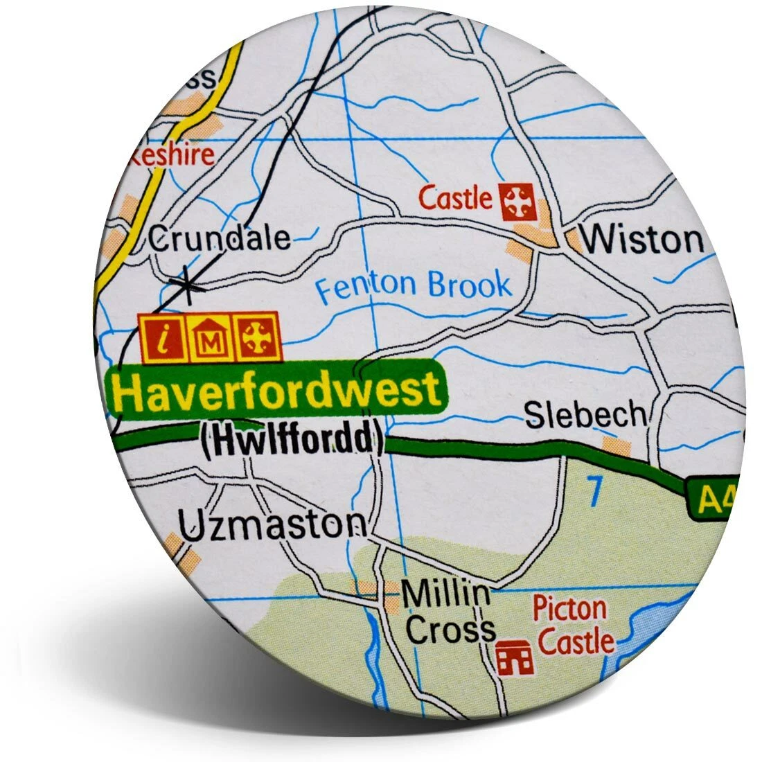 Haverfordwest Wales Map