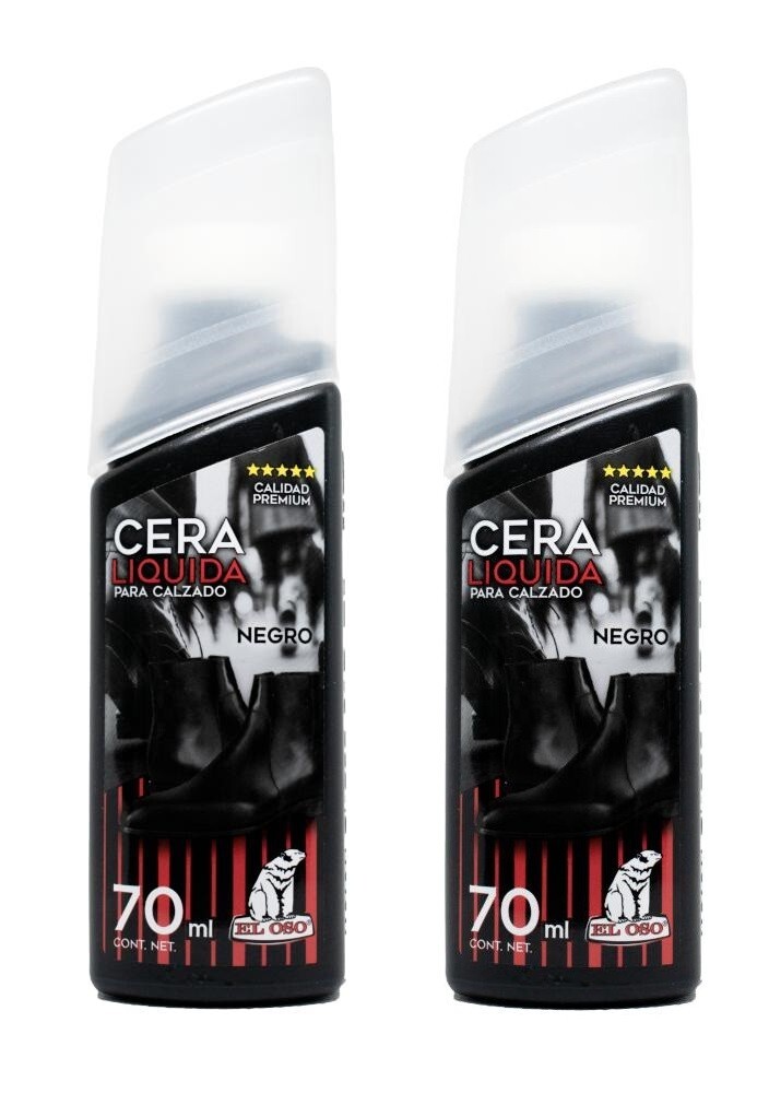 El Oso Liquid Wax Shoe Polish 70 ml Cera Liquida Para Calzado ( 2 ...