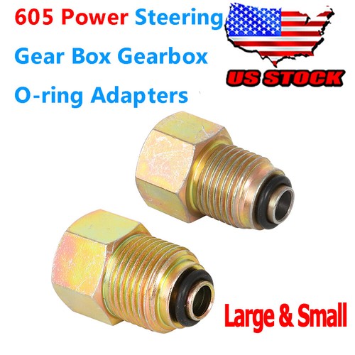 605 Power Steering Adapter Fitting Inverted Flare Steering Box To O ...