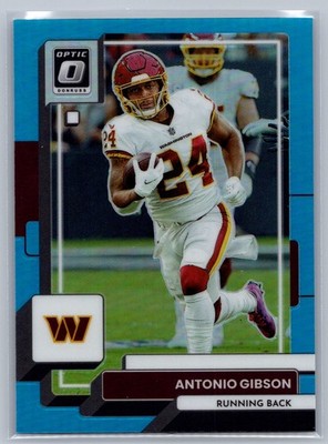 Antonio Gibson 2022 Optic Aqua /299 #196 | eBay