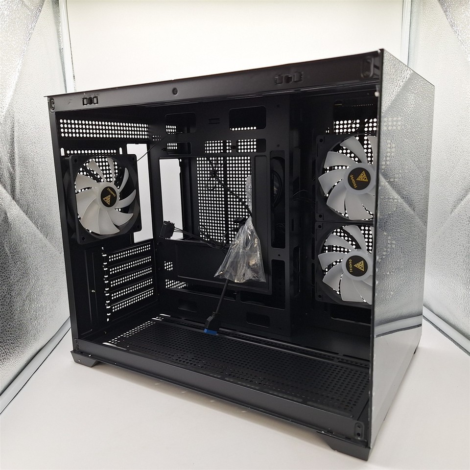 GAMDIAS Micro-ATX Tower Computer Case with Tempered Glass, Gaming M-ATX ...