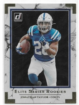 JONATHAN TAYLOR 2020 Elite Series ROOKIE card #ESR-JT Indianapolis ...