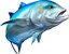Giant Trevally Vinyl Sticker Fish Decals for Boat Car Vehicle Truck ...