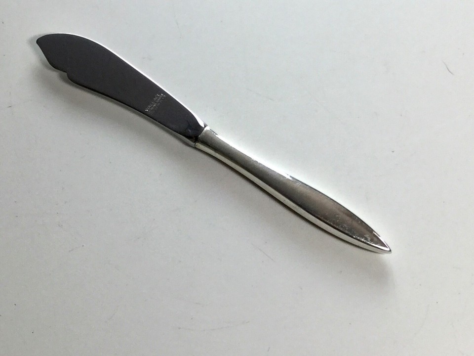 Sterling Wallace Butter Knife Silver 925 Spanish Lace Burnished Finish ...