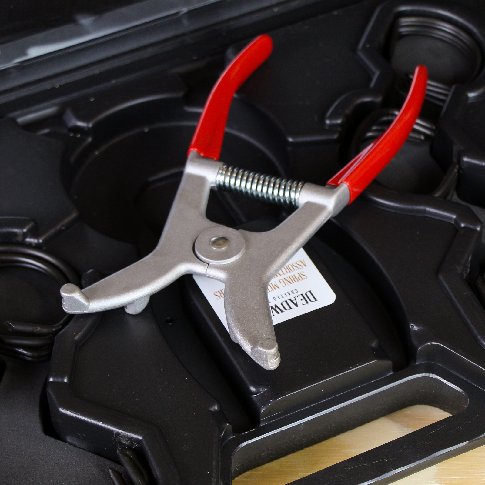 DCT Spring Miter Clamp Assortment & Pliers Corner Molding Trim Frame ...