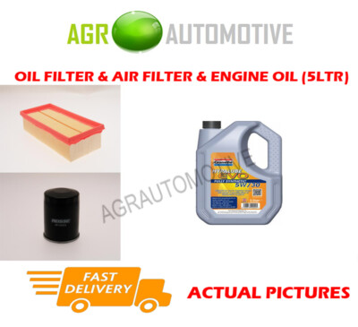 OEM PETROL OIL AIR FILTER KIT + VL 5W30 OIL FOR SMART FORFOUR 1.3 95 ...