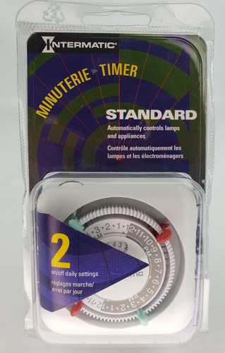 Intermatic TN111 Plug in Timer Automatically Controls Lamp or Appliance ...