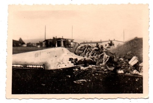 WW2 World War 2 Captured German Airplane Fighter Jet Vintage Snapshot ...