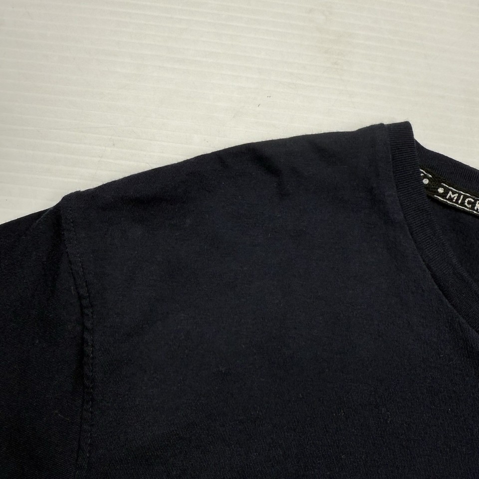 Vtg Disney Parody Shirt XL Black Mickey Mouse Shooting Target Logo Joke ...