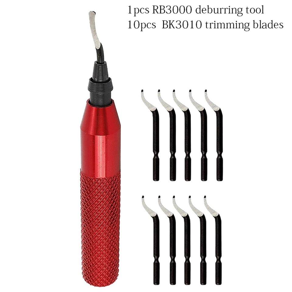 RB3000 Deburring Tool With 10PCS Bk3010 HSS Blades Handle High Speed ...