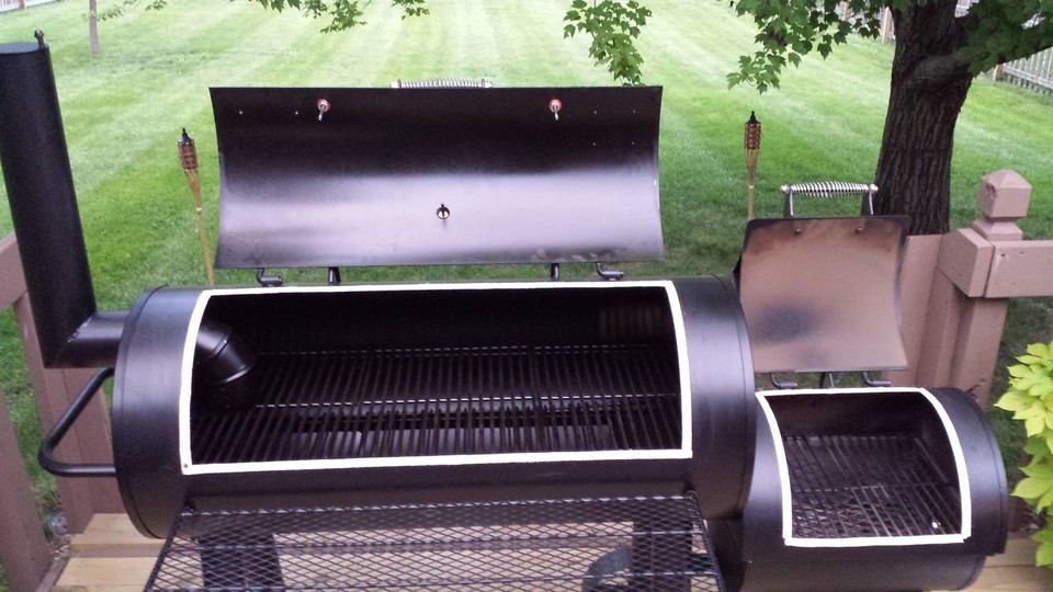 Oklahoma Joe's Longhorn smoker gasket Brinkmann Trailmaster barbeque ...