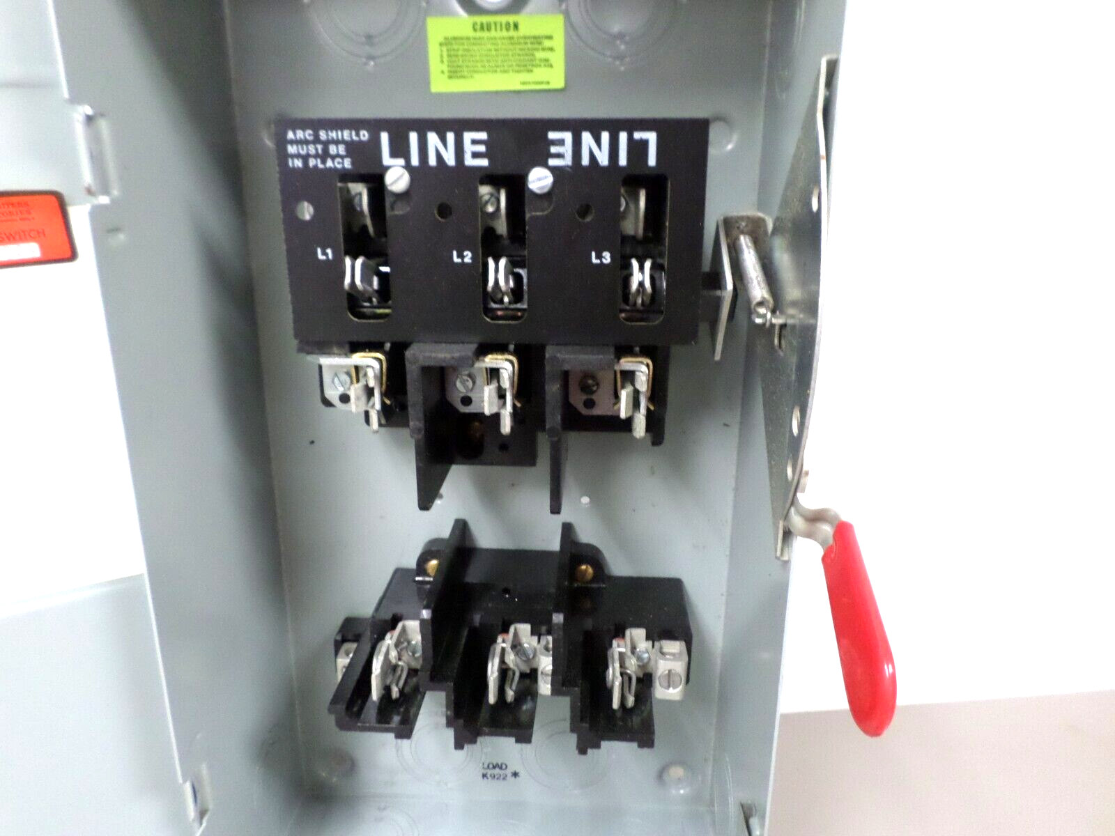 General Electric TG4323R General Service Safety Switch 3P, 4W, 100A ...