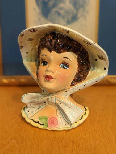 VTG Porcelain 1959 SAMSON Imp./JAPAN "Old-Fashion Lady w/HAT" - HEAD ...