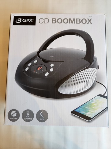 GPX CD/Radio Boombox Player (BC112B) 47323111204 | eBay