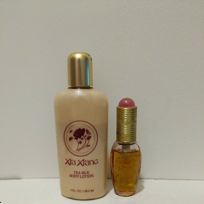 REVLON XIA XIANG PERFUME SPRAY 3/8 OZ. AND TEA SILK BODY LOTION 4 OZ ...
