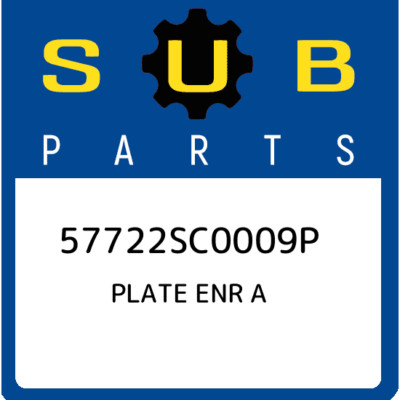 57722SC0009P Subaru Plate enr a 57722SC0009P, New Genuine OEM Part | eBay