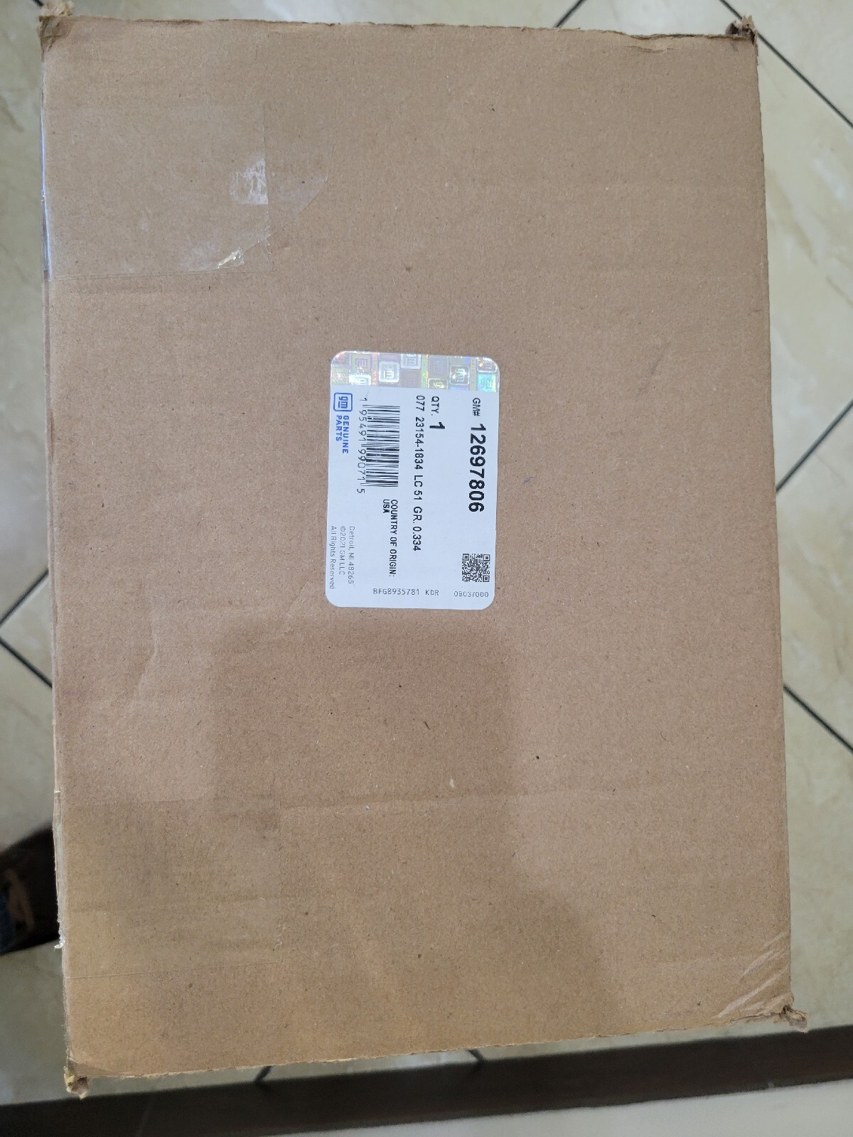 12697806 Genuine GM MANIFOLD VLOM KIT new Never Opened!!! Vally COVER ...