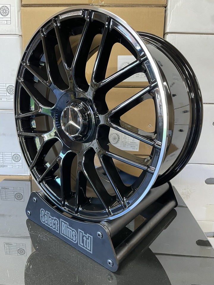 X4 18" A45 ALLOY WHEELS NIGHT EDITION MERCEDES AMG A CLASS RIMS CLA GLA ...