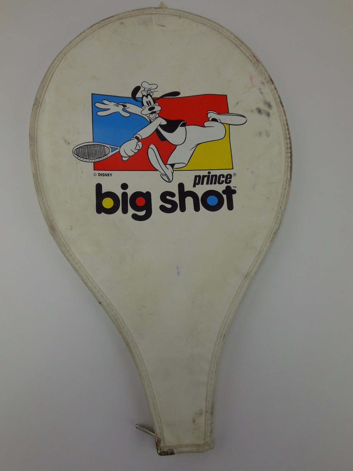 1980s Prince Disney Mickey Mouse Goofy BIG SHOT Tennis Racquet Cover ...