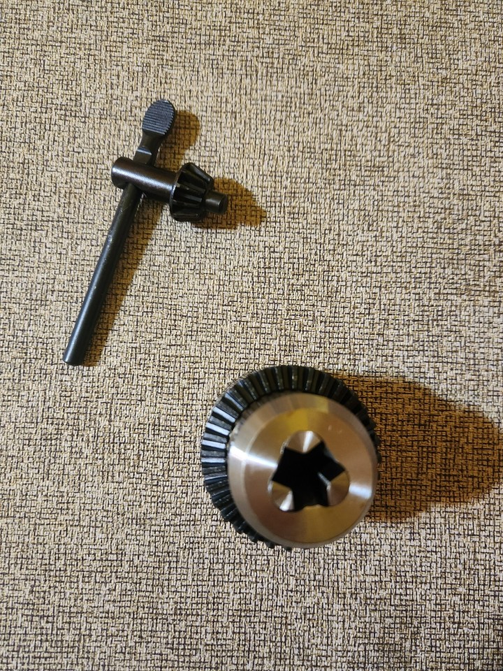 Drill Chuck with Key 1/32"-1/2" JT33 Open Box | eBay