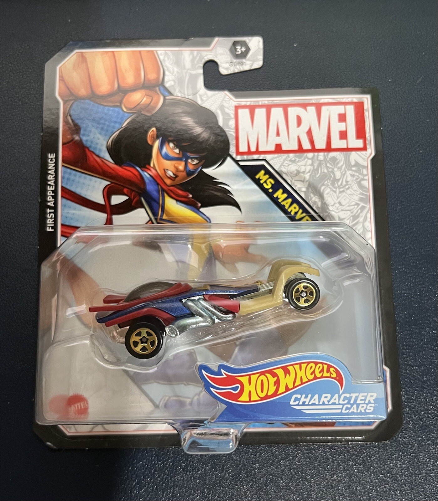 HOT WHEELS MARVEL CHARACTER CARS MS. MARVEL FIRST APPEARANCE BRAND NEW ...