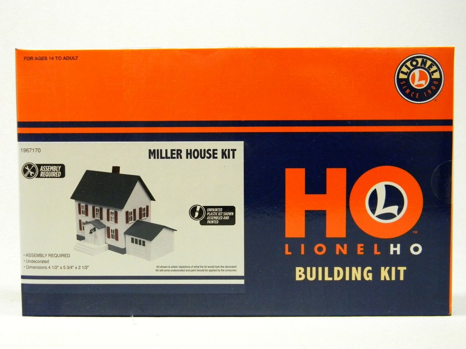 LIONEL HO SCALE MILLER HOUSE KIT building scenery landscape farm ...