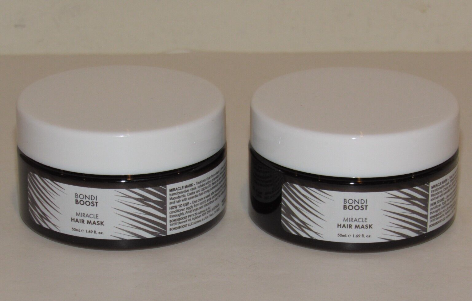 2 Bondi Boost Miracle Hair Mask 1.69 Oz 50 mL Each Travel Size ...