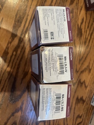 Lutron MA-L3L3- Variations Maestro Satin 300W Incandescent/Halogen | eBay