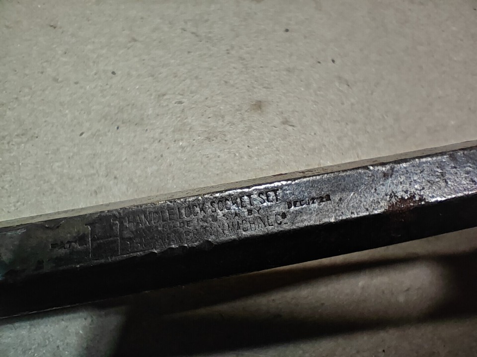 New Britain Machine Co Handle Lock Socket Set Allen Wrench, Vintage Hex ...