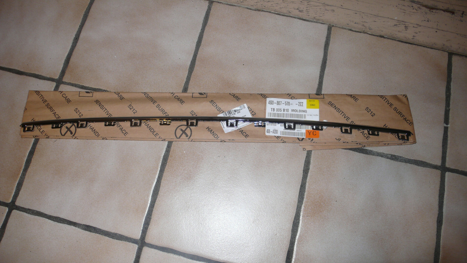 Audi OEM 2016 A6 Quattro Front Bumper Grille Grill-cover Molding ...