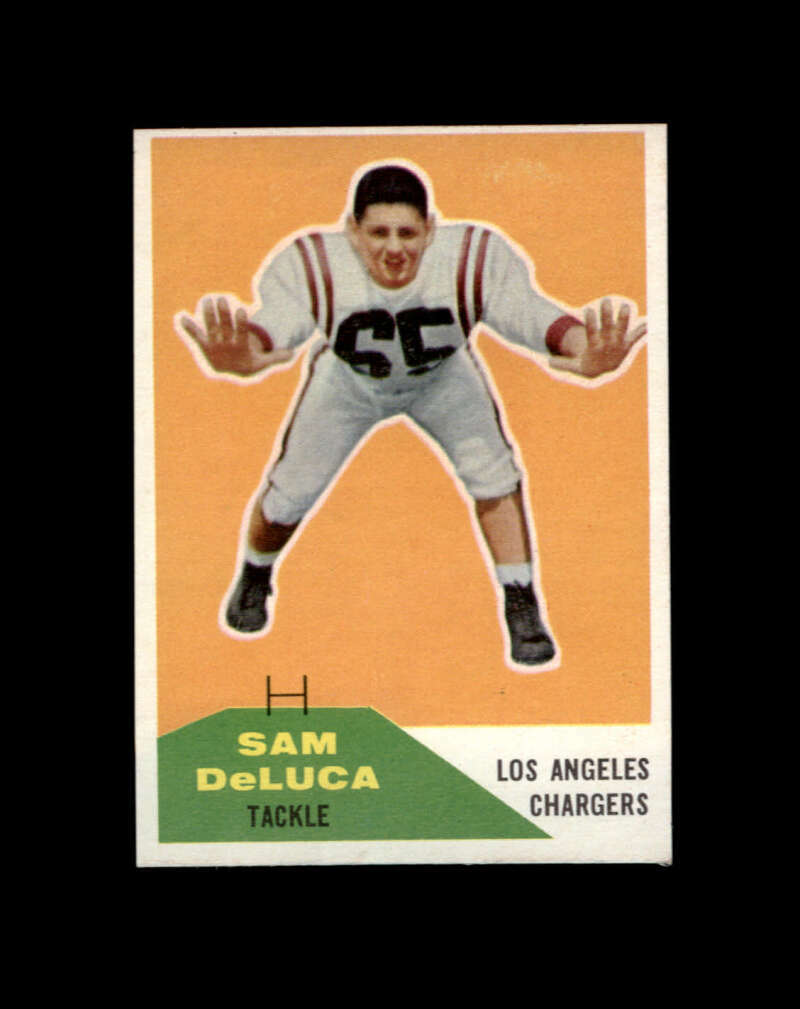 1960 Fleer Football #089 Sam DeLuca STARX 6.5 EX/MT+ (CS109023) | eBay