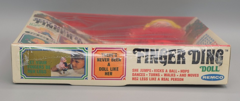 Vintage 1960's Remco Betty Ballerina Finger Ding Doll New NIB Sealed ...