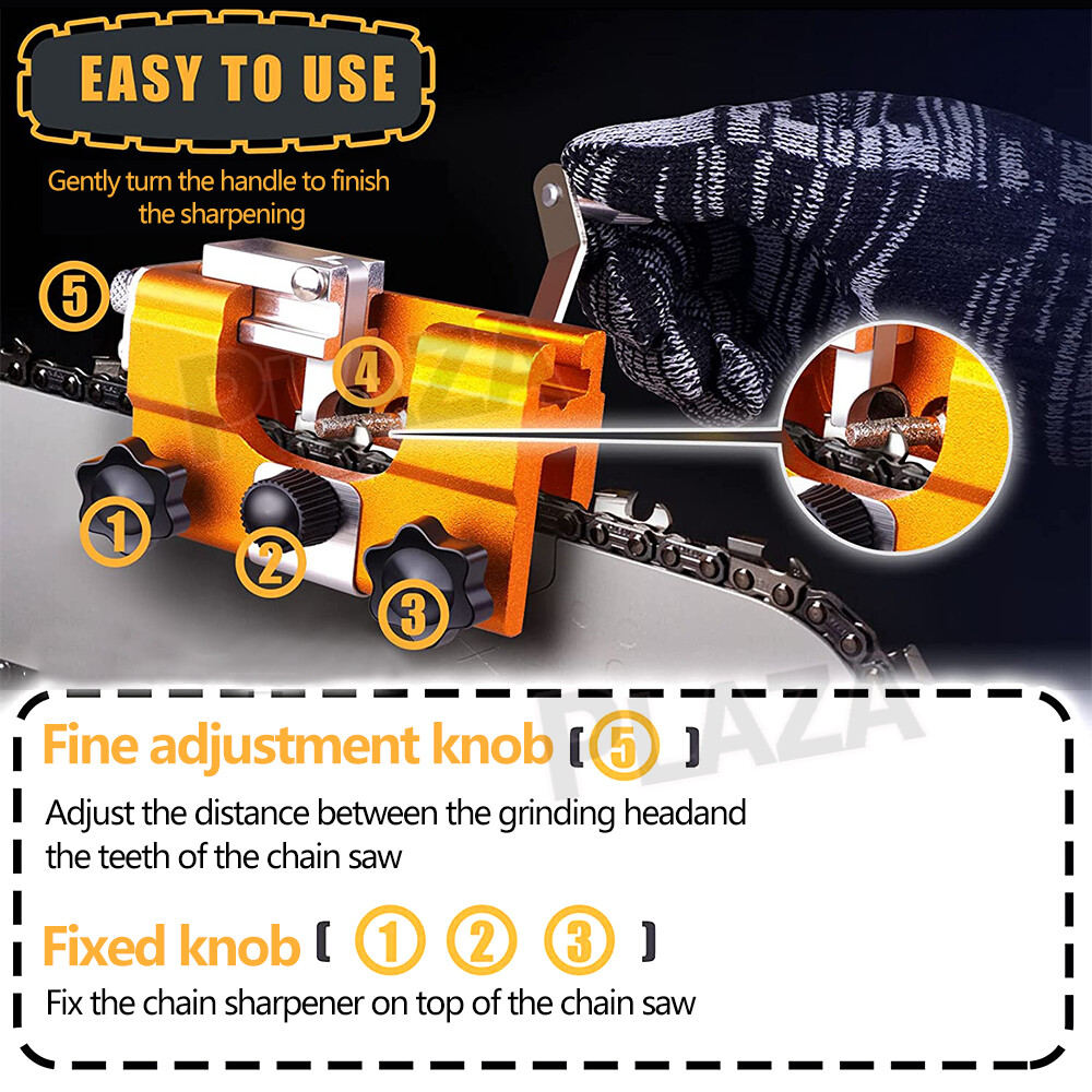Easy Portable Chainsaw Sharpener Jigs Sharpening Tool Chain Saws ...